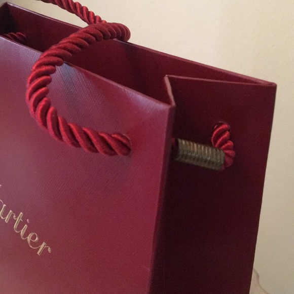Cartier | Bags | Authentic Cartier Shopping Bag Gift Wrapping Decor ...